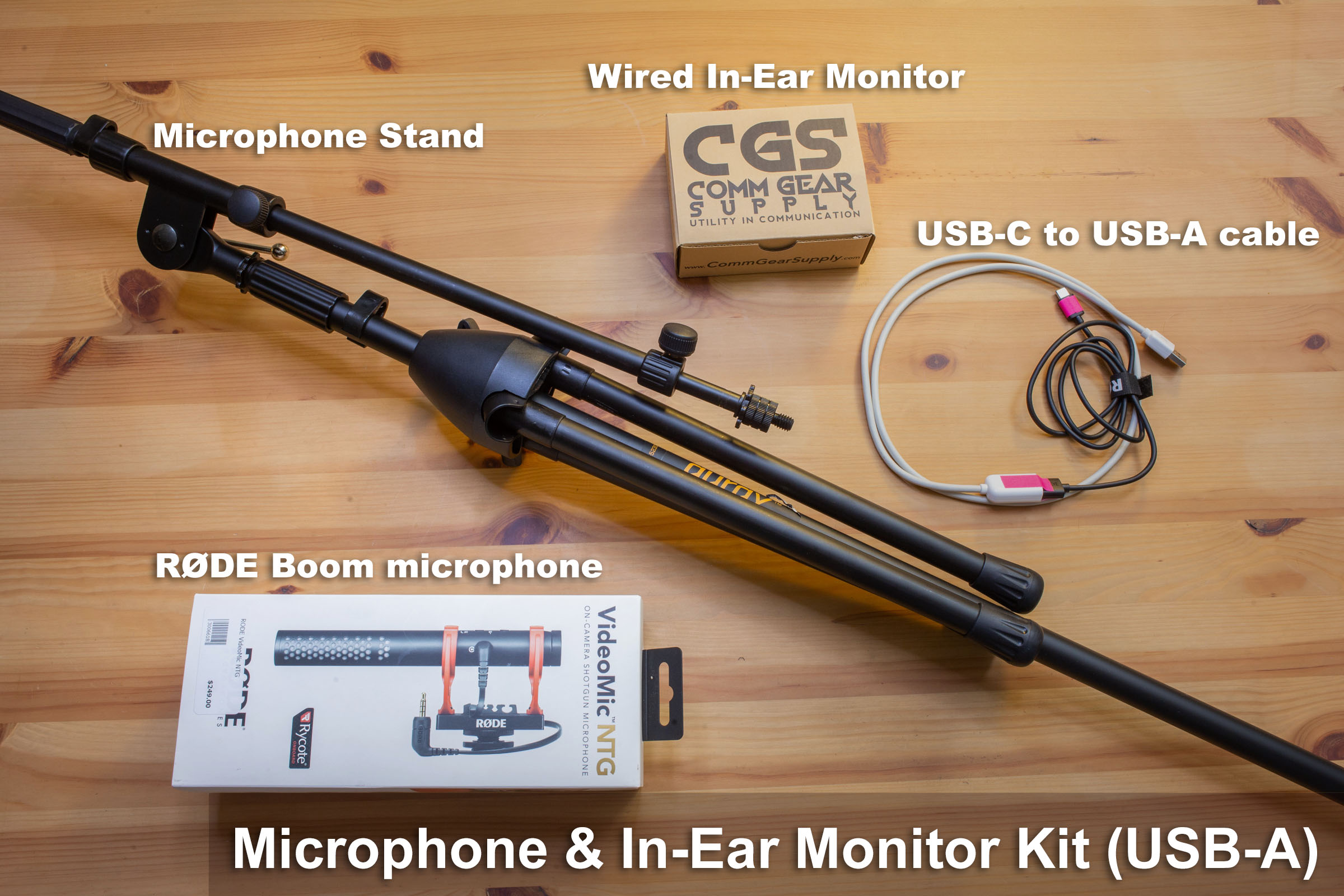 Microphone & In-Ear Monitor (IFB)
