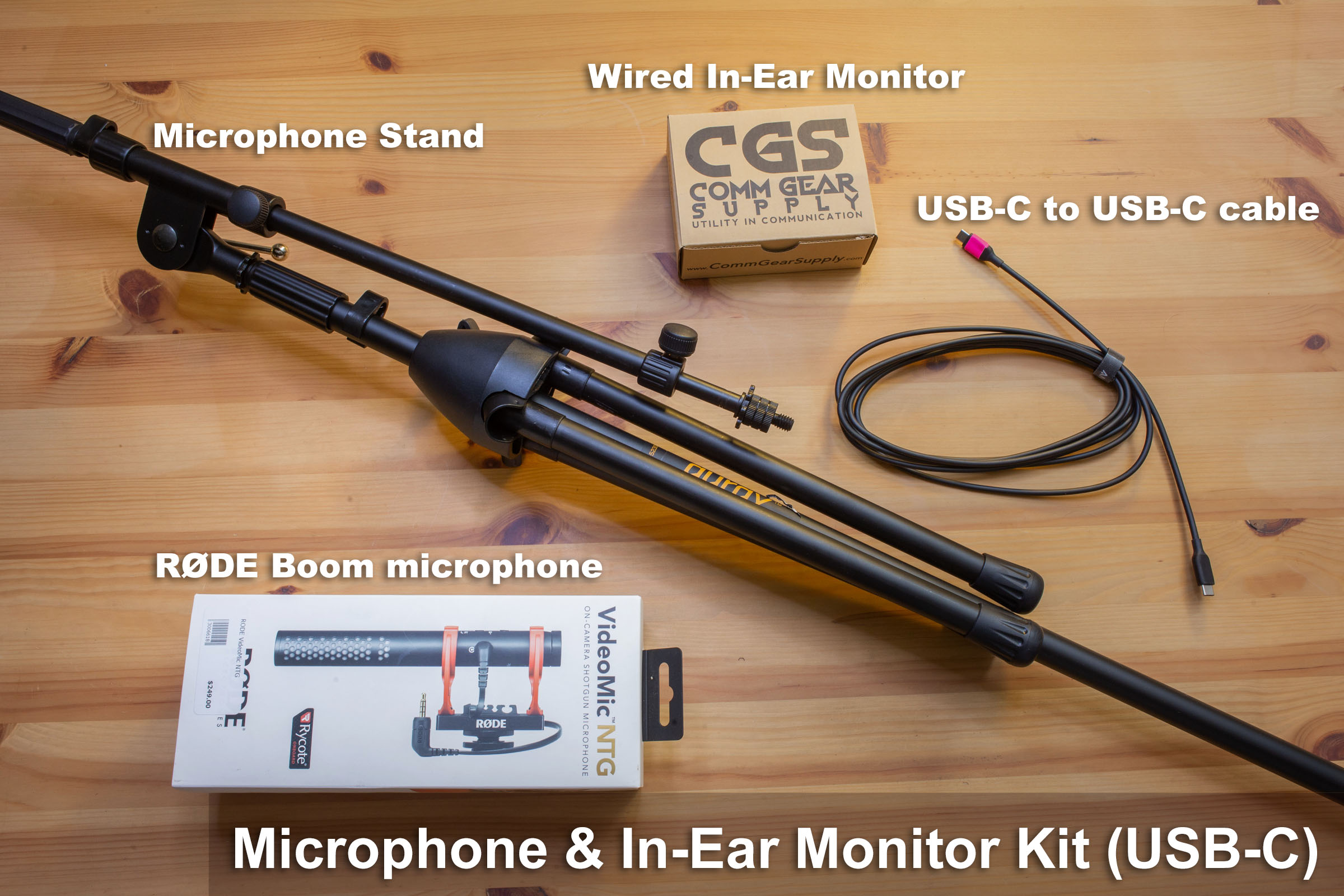 Microphone & In-Ear Monitor (IFB)
